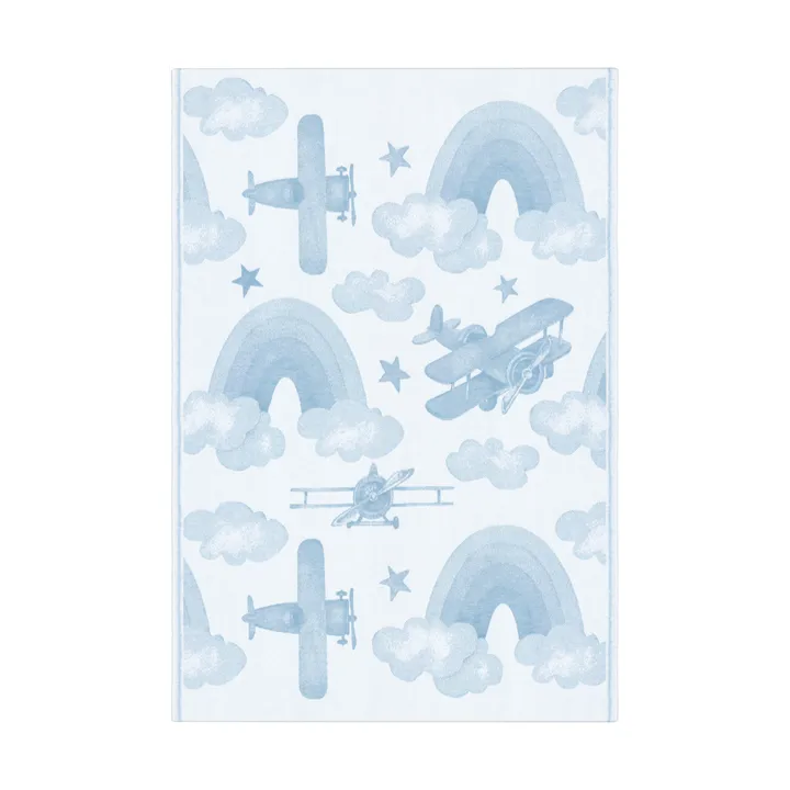 Airplane Babydecke 72x105 cm | Ekelund Linneväveri → NordicNest.de