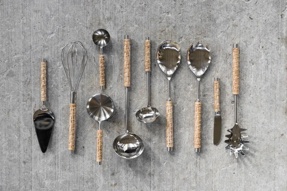 Ernst Salatbesteck geflochtener Griff 2-teilig | ERNST → NordicNest.de