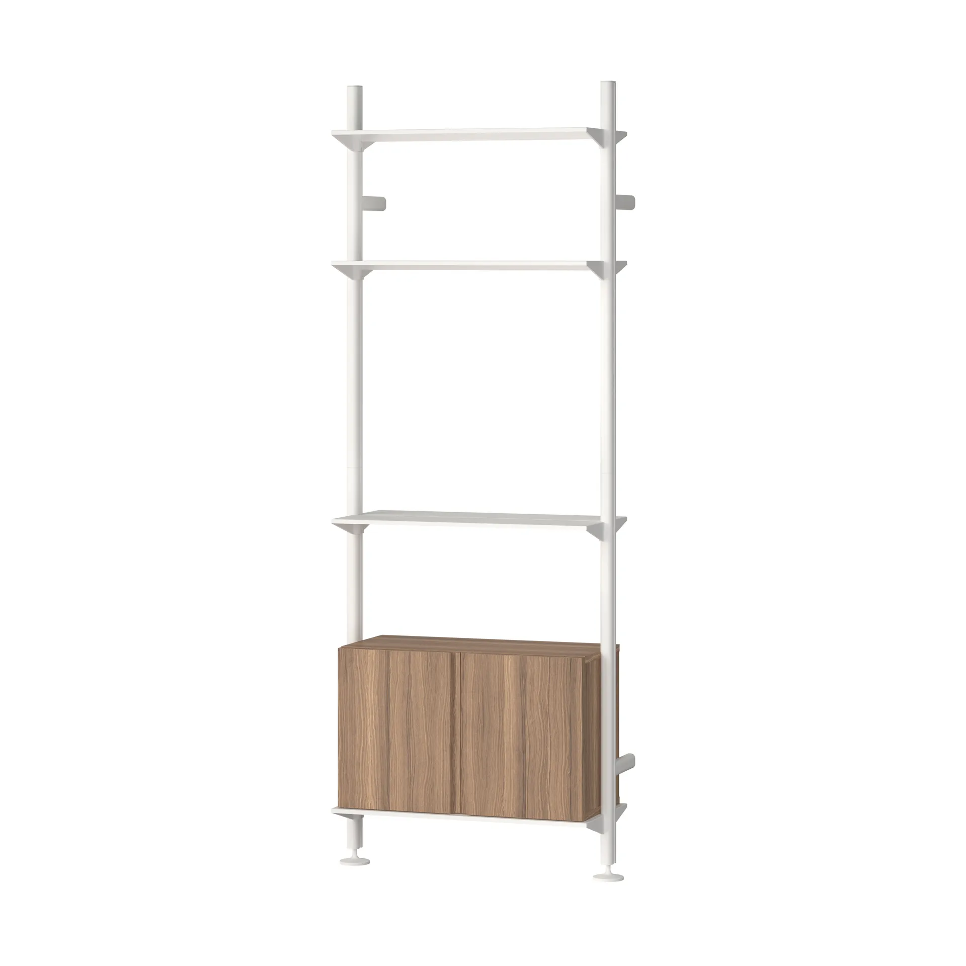 Pira G2 Regalsystem W B White/Walnut | Pira → NordicNest.de