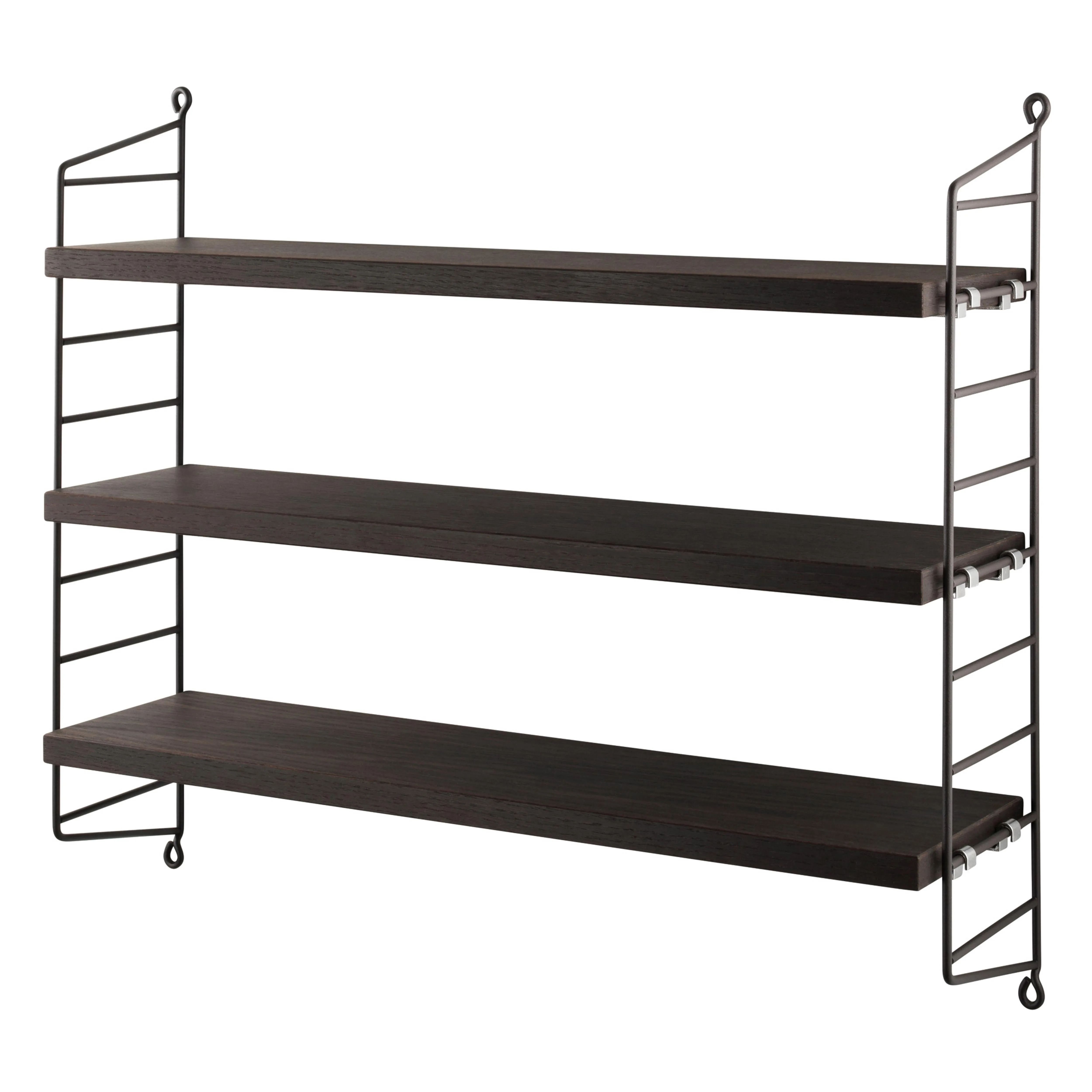 String Pocket Regal geölte geräucherte Eiche von String Furniture ...