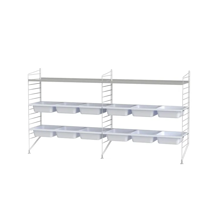 String Kinderzimmer Grau- Kombination F | String → NordicNest.de